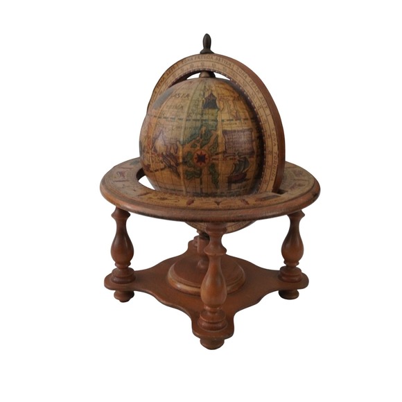 The Unbranded Brand | Accents | Vintage Italian Zodiac Globe Table Top ...